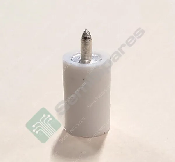 6036 | WHITE PC TEST POINT JACK BRASS SILVER PLATING THROUGH HOLE ...